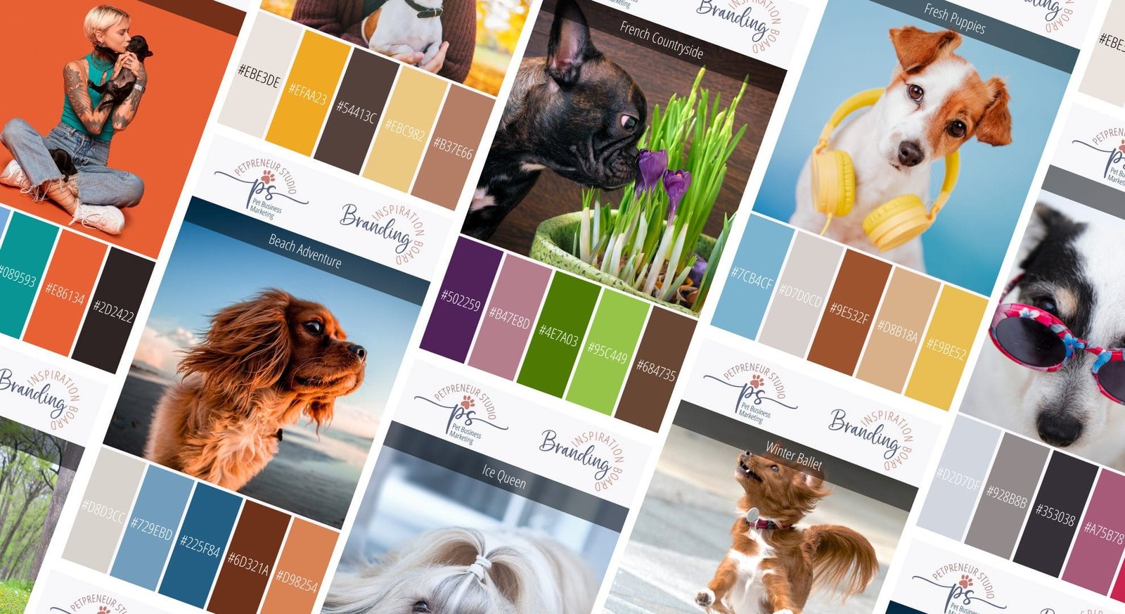 Pet Business Colour Palettes - Professional Brand Colour Schemes