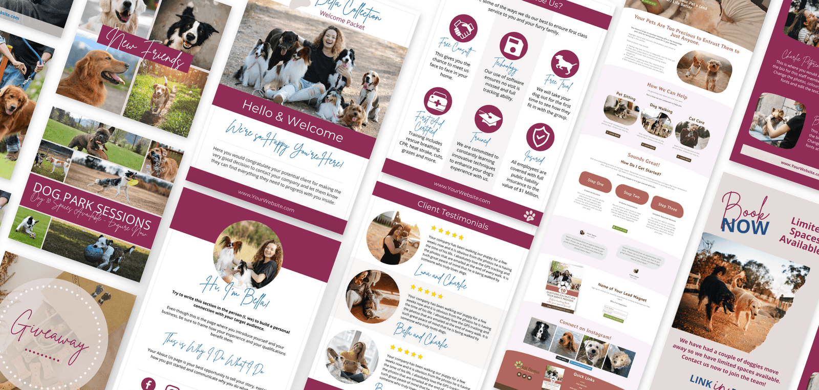 Free Pet Business Mood Board Template Download